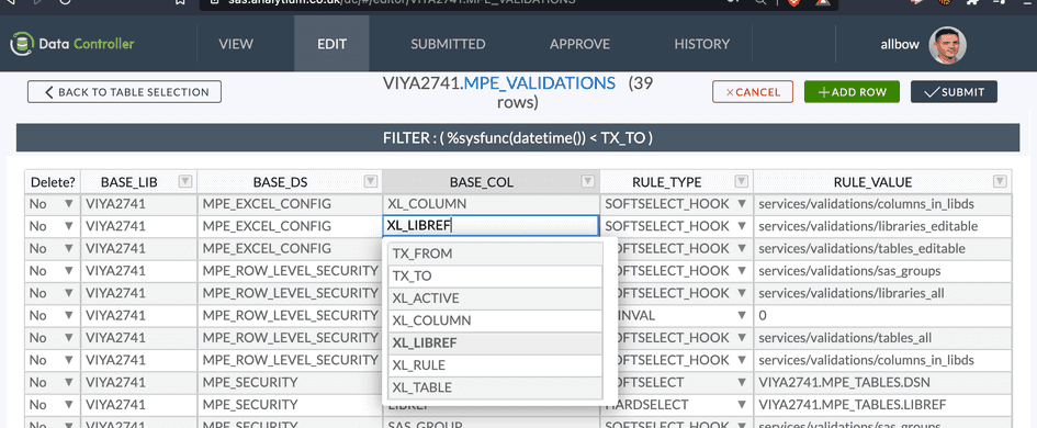 v3.12 Release – Four New Data Management Features | Data Controller | Flexible and Secure SAS ...